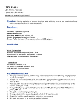 Resume_HR | PDF