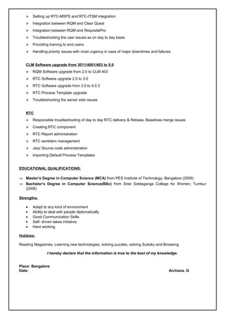 Archana G_Resume | DOC