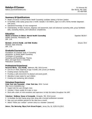 MHC RESUME | PDF