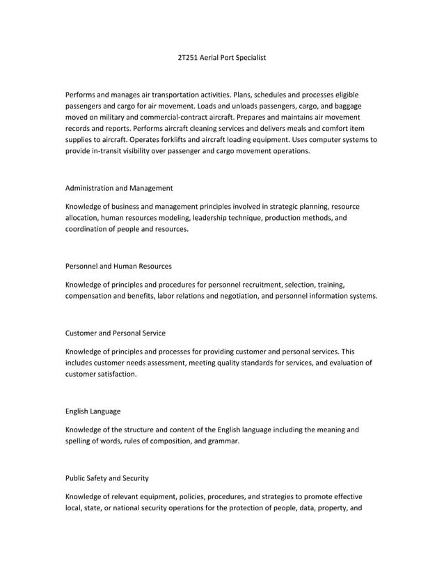 2T251 Skill Translations | PDF