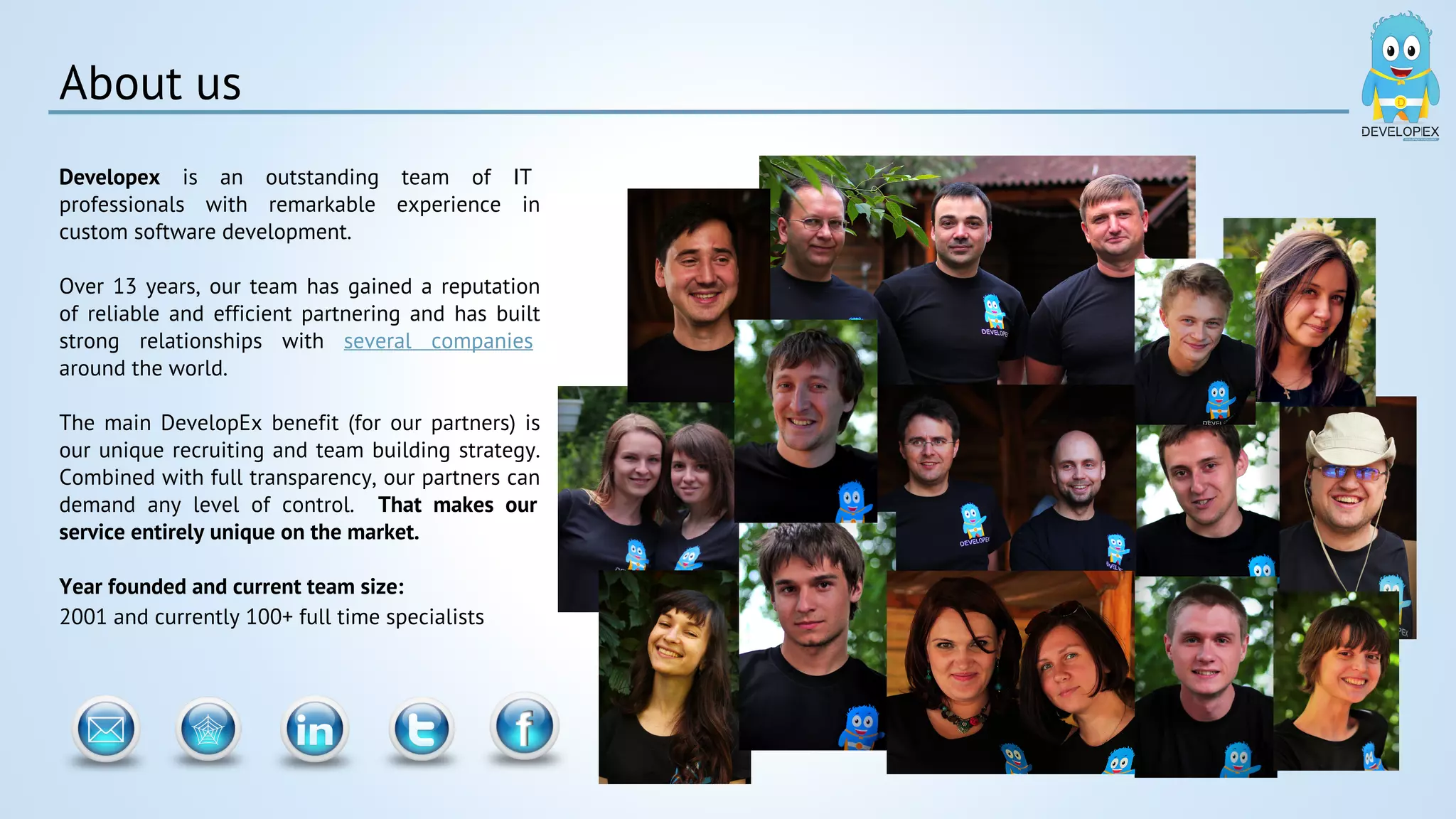 Developex_presentation_v2 | PDF | Operating Systems | Computer Software and Applications