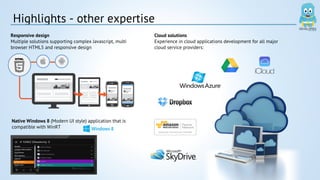 Developex_presentation_v2 | PDF | Operating Systems | Computer Software and Applications