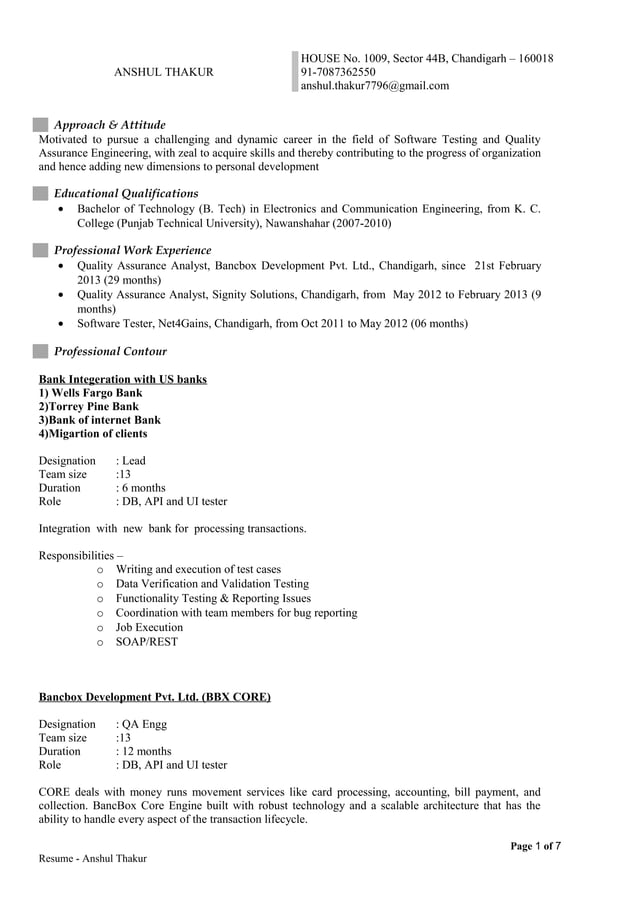 Resume_Qa_anshul | PDF