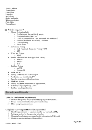 Resume_Qa_anshul | DOC | Operating Systems | Computer Software and Applications