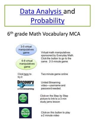 6 data analysis and probability | PPSX
