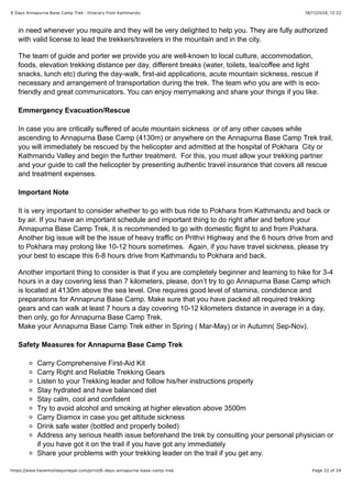 6 Days Annapurna Base Camp Trek : Itinerary from Kathmandu.pdf