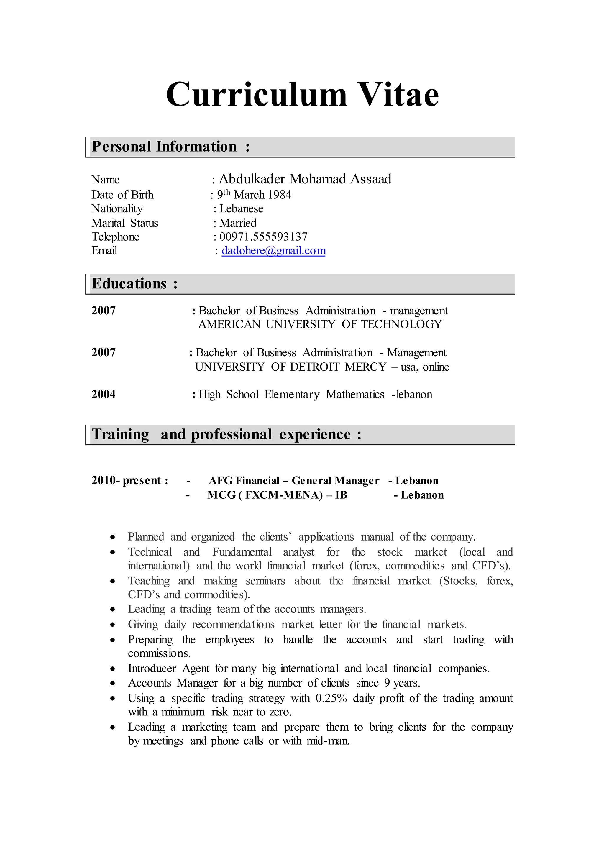 my CV | DOCX