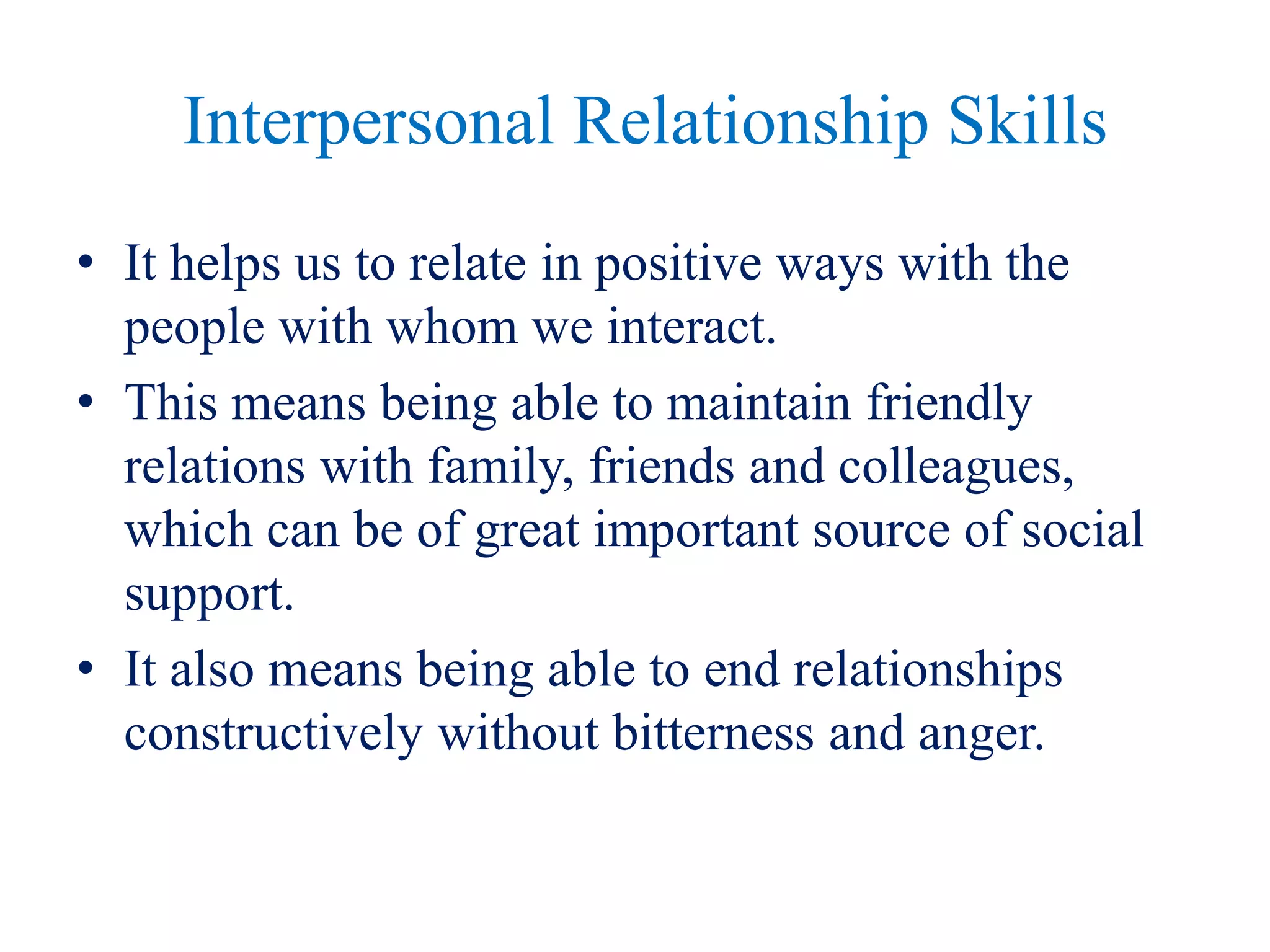 Life Skills | PPTX