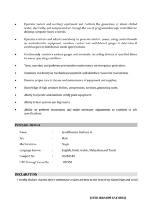BATHUSA RESUME 2 | PDF