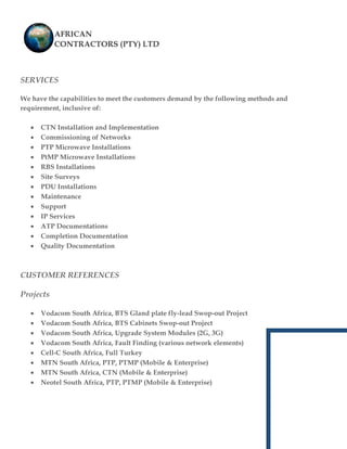 COMPANY PROFILE | PDF