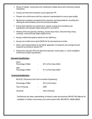 INSTRUMENT QA QC INSPECTOR | DOCX