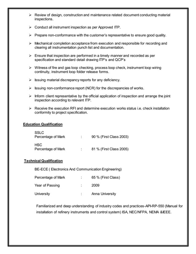 INSTRUMENT QA QC INSPECTOR | DOCX