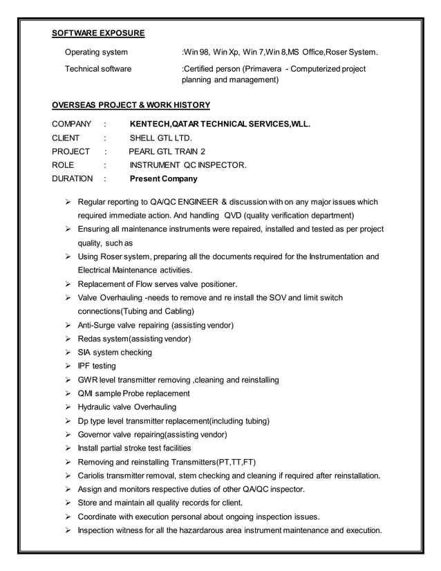 INSTRUMENT QA QC INSPECTOR | DOCX