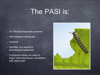 PASI Presentation | PPTX