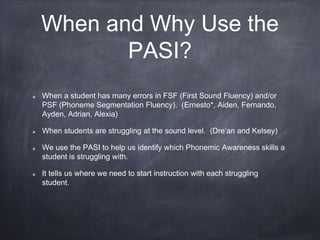PASI Presentation | PPTX
