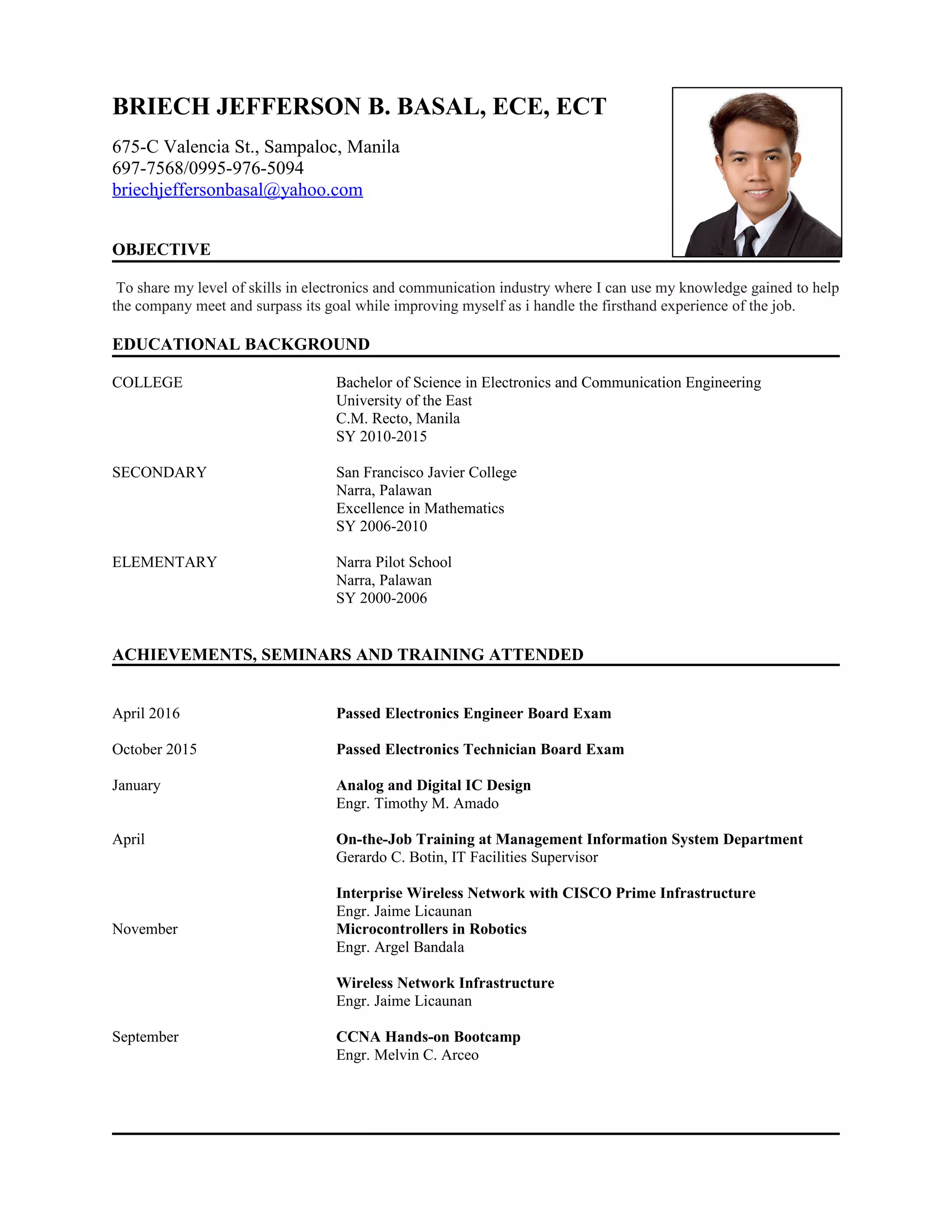 Basal-Briech-Jefferson-B -Resume | DOC