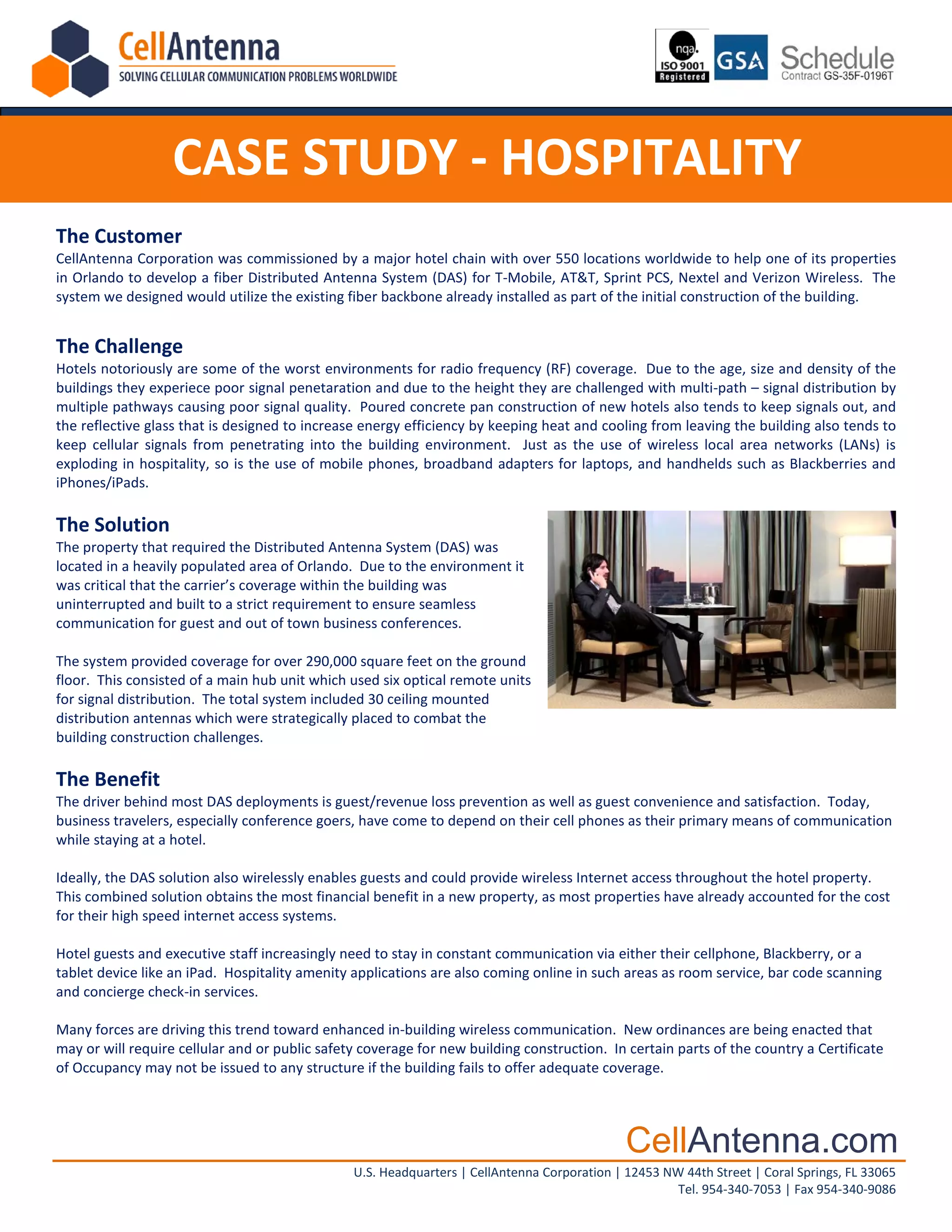 Hospitality Case Study (1) | PDF