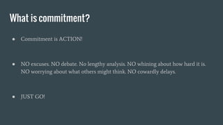 Commitment | PPT