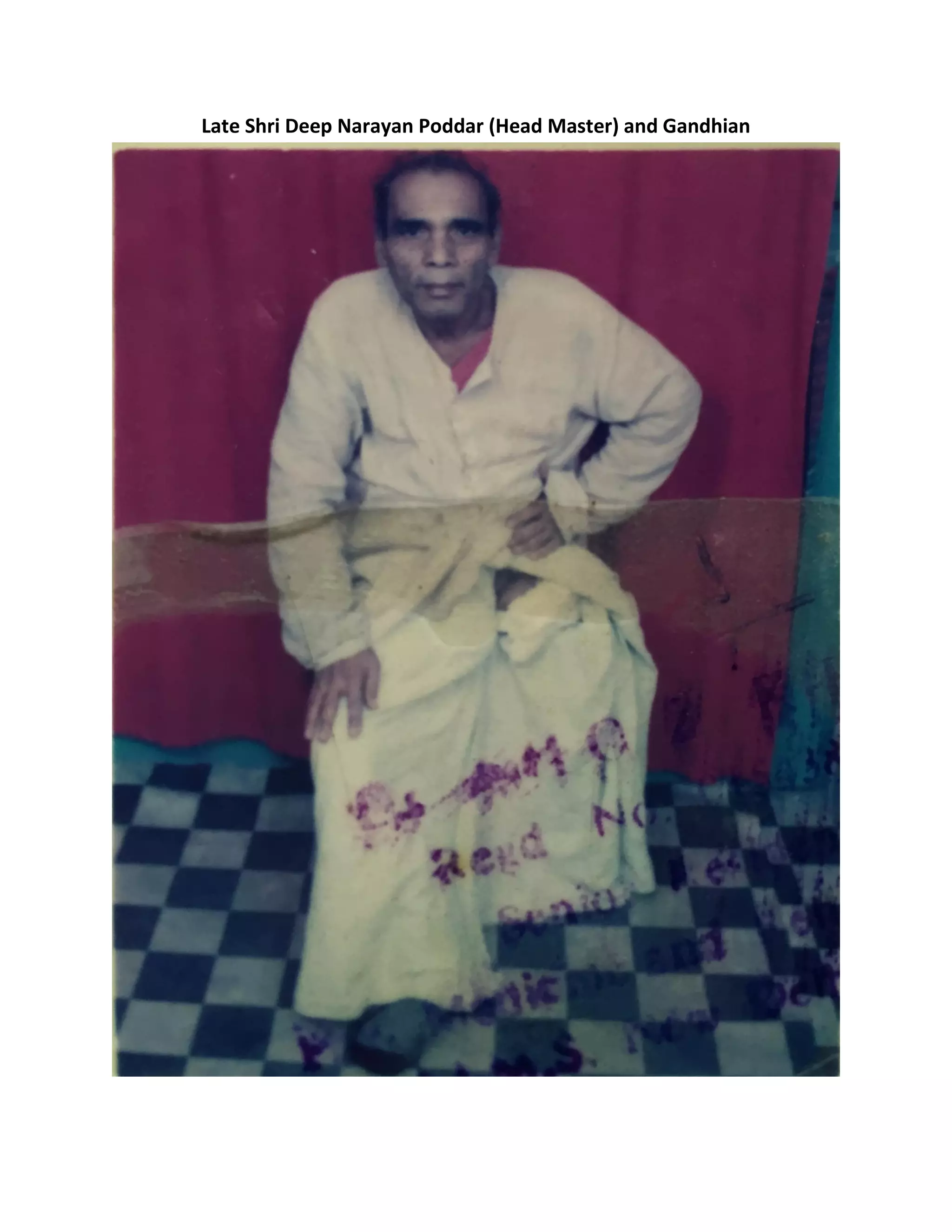 Late Shri Deep Narayan Poddar | PDF