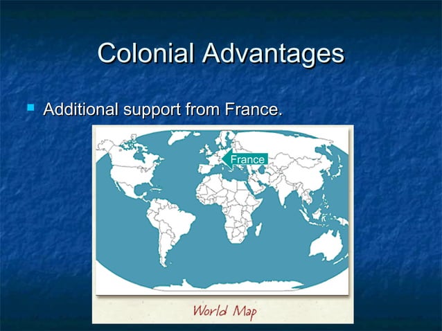 6d colonial advantages | PPT