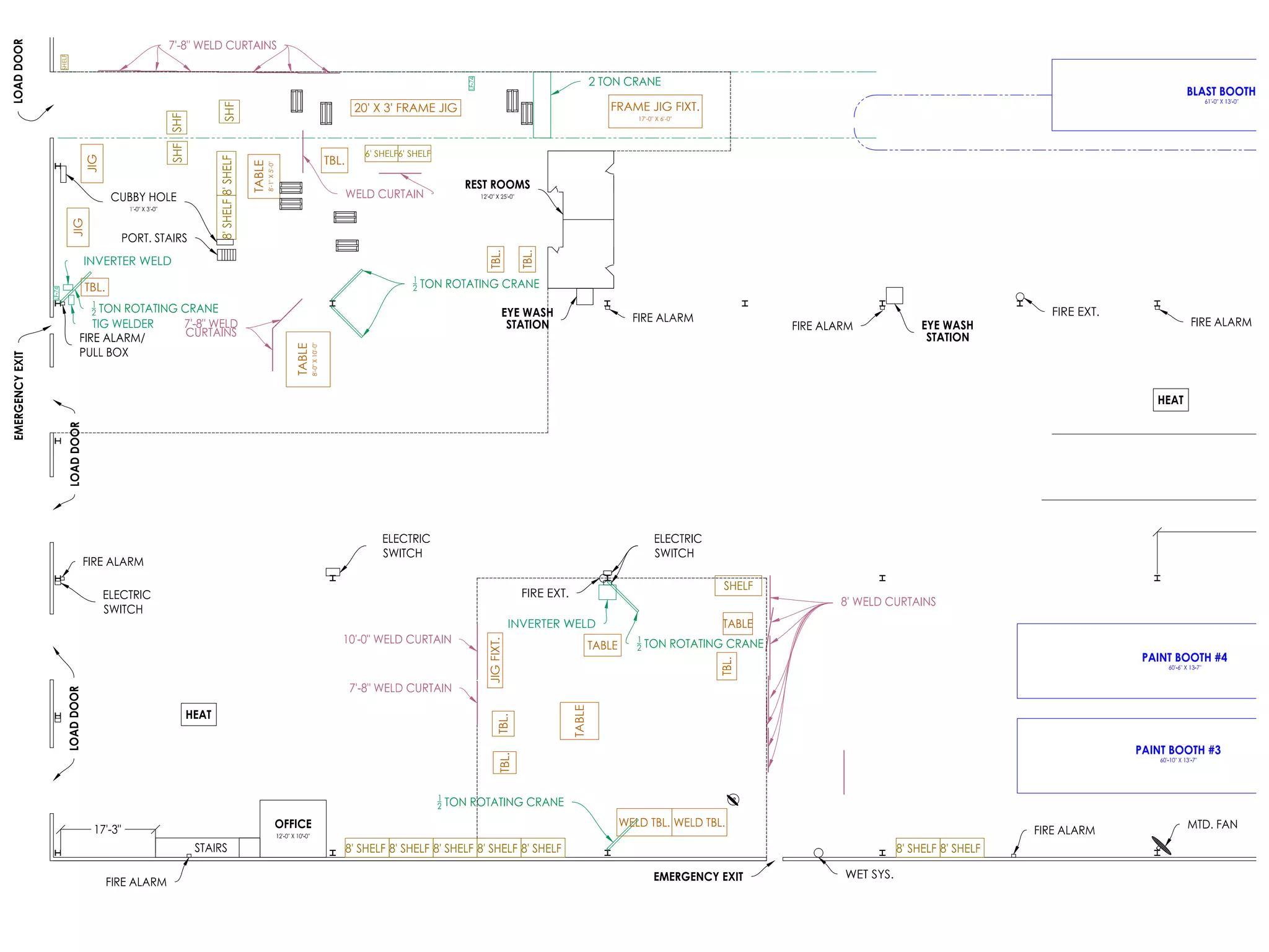 2014 PLANT LAYOUT- WELDING AREA | PDF