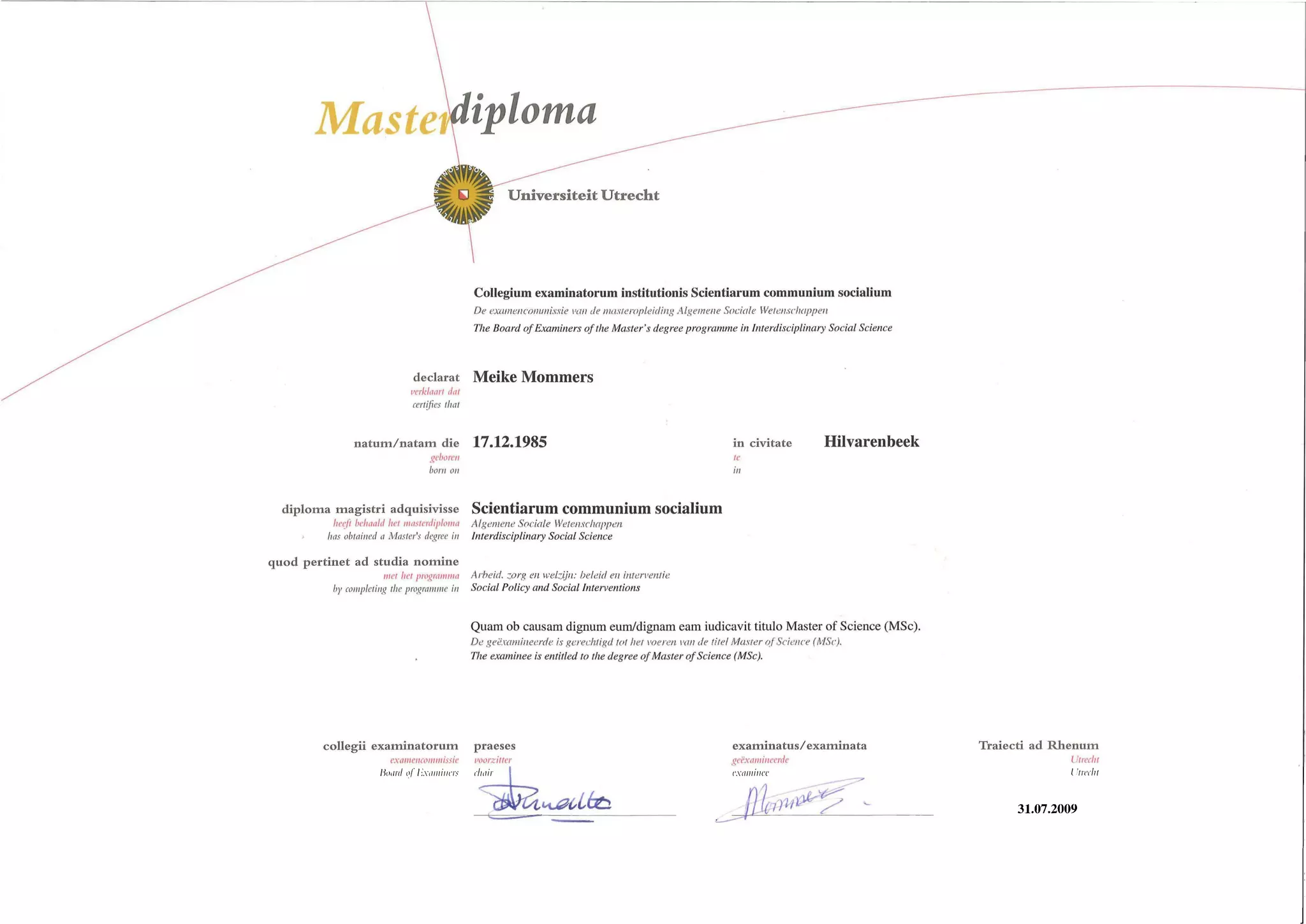 Masterdiploma 2009 | PDF