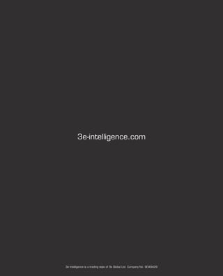 3e Intelligence PDF Brochure | PDF