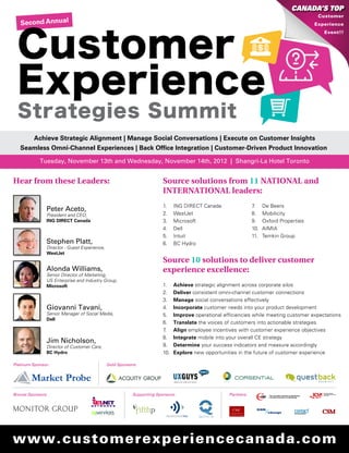customer_experience2012 | PDF | Business Expos & Conferences | Events