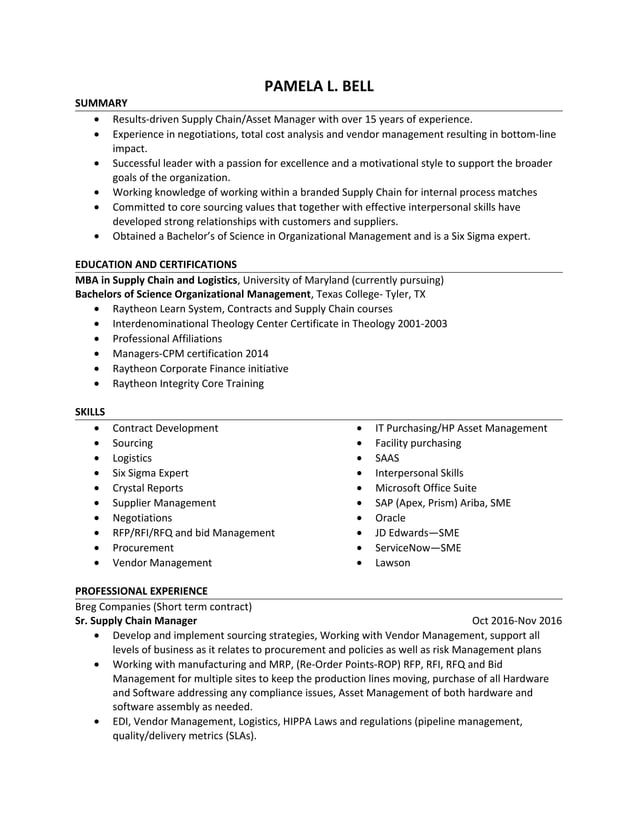 Pamela Bell Resume (1).revised | PDF