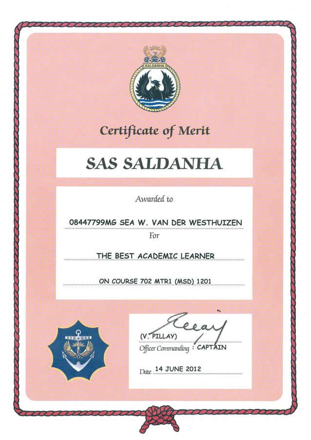 Certificate of Merit | PDF