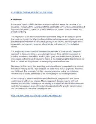 The 6 Biggest Decisions You’ll Make In Your Life | DOCX | Career ...