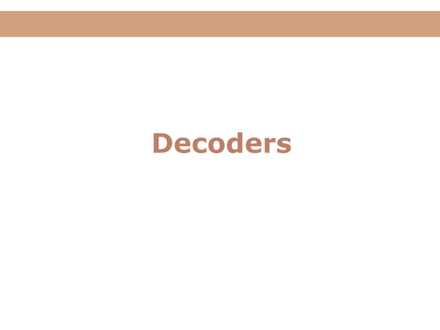 decoder and encoder | PPT