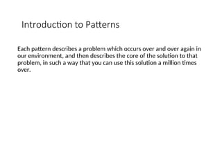 6 Design Pattern.ppt design pattern in softeare engineering | PPT