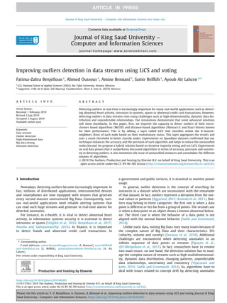Detecting outliers and anomalies in data streams | PDF