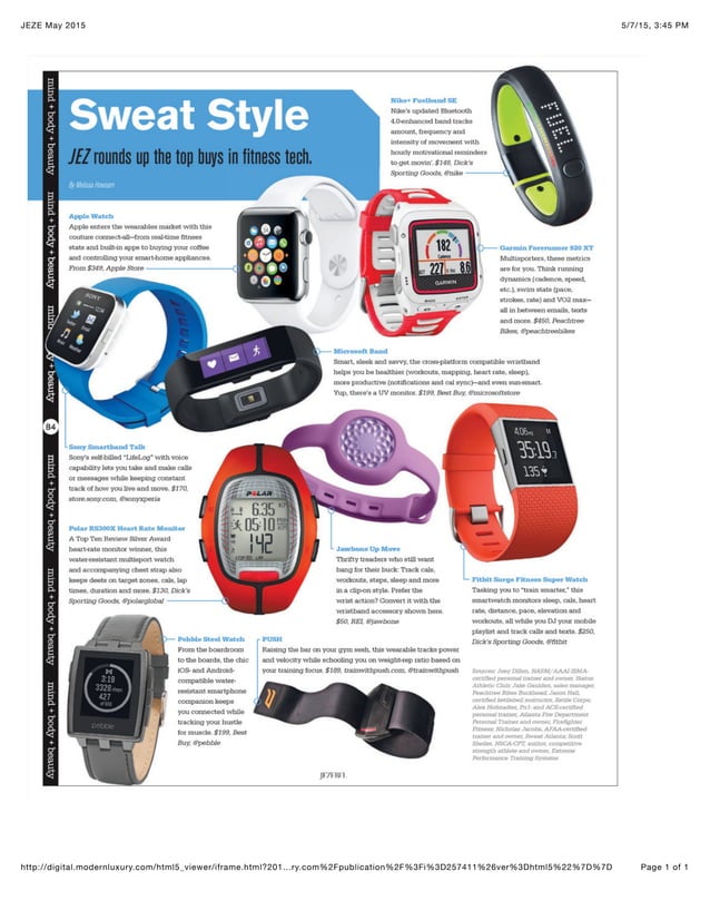 JEZE May 2015 - wearables | PDF