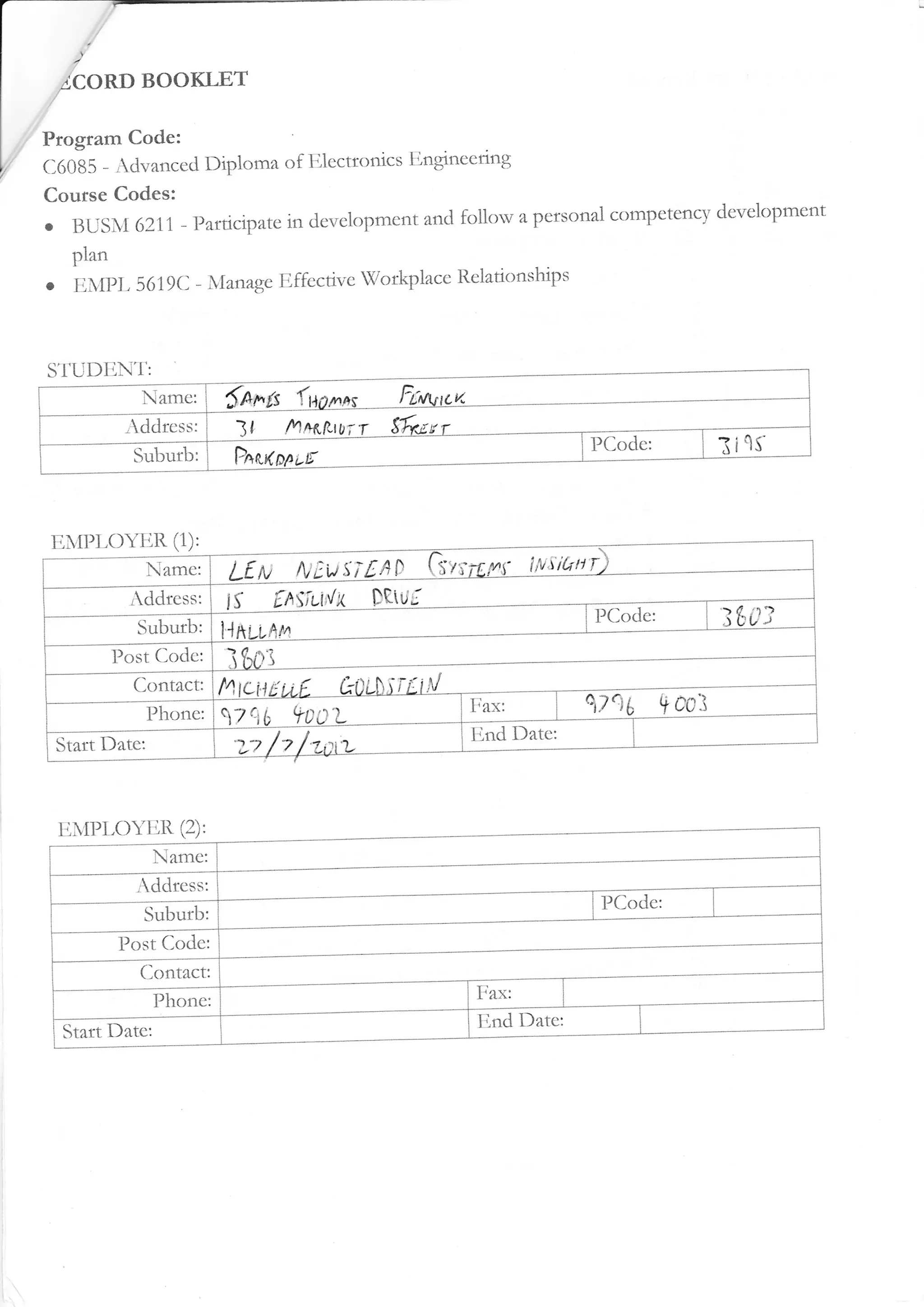 Systems Insight - Industrial Release Placement Program Performance ...