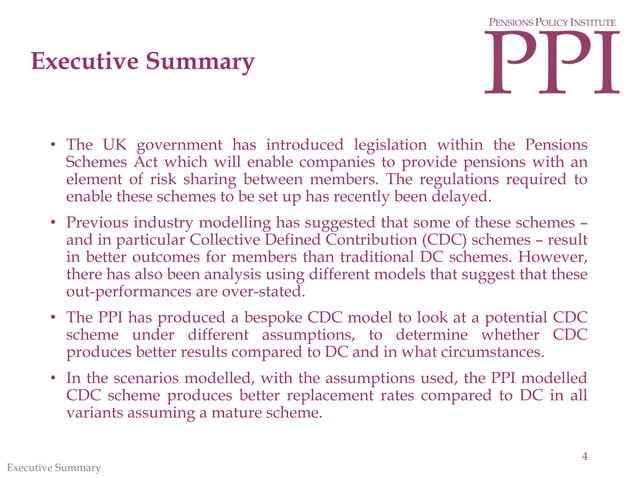 02112015 Modelling Collective Defined Contribution Schemes | PPT