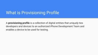 Provisioning Profile | PDF