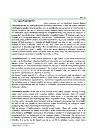 Disability Definitions and Models - WVI DWG Position Paper | PDF