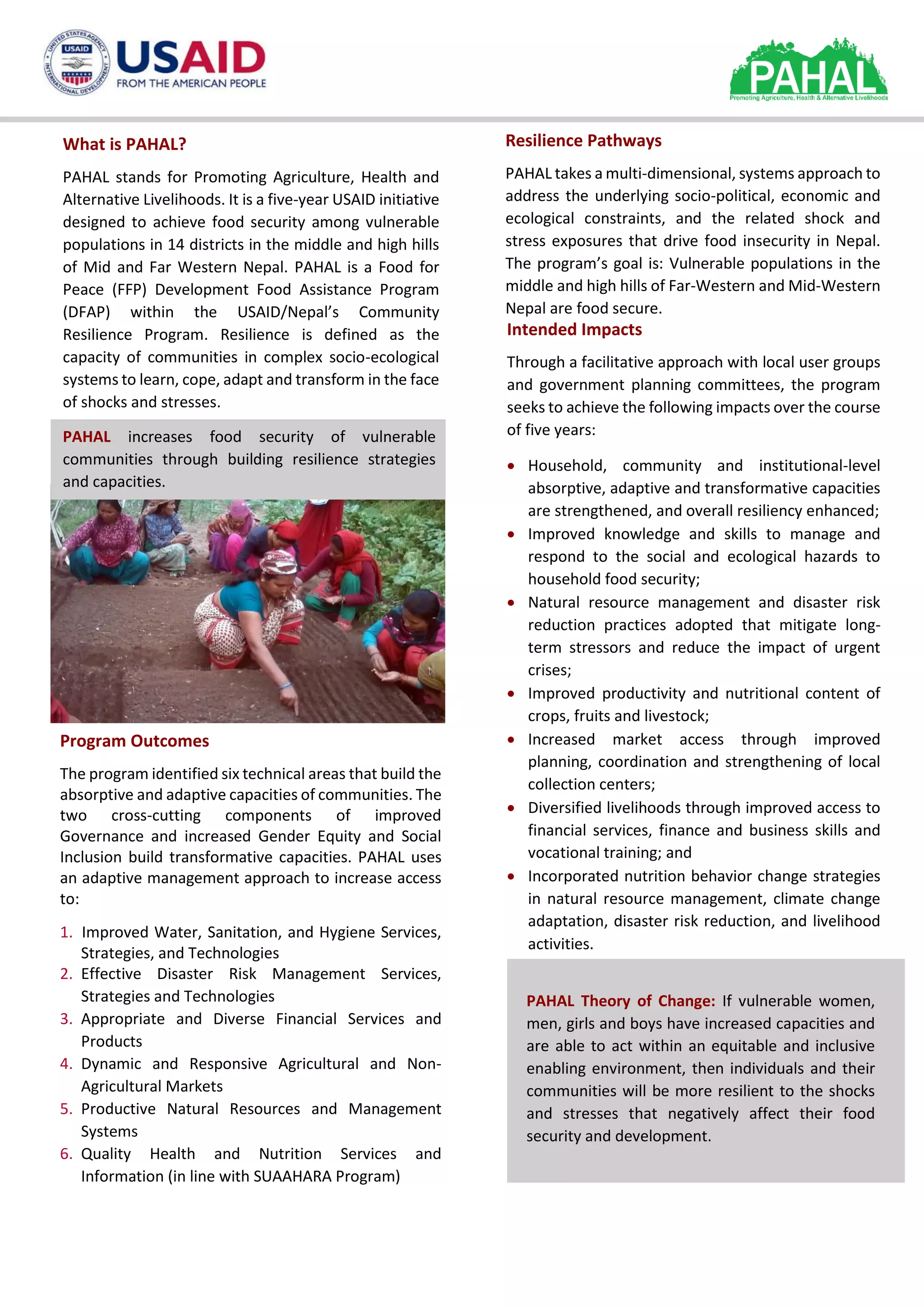 PAHAL-FACT SHEET | PDF