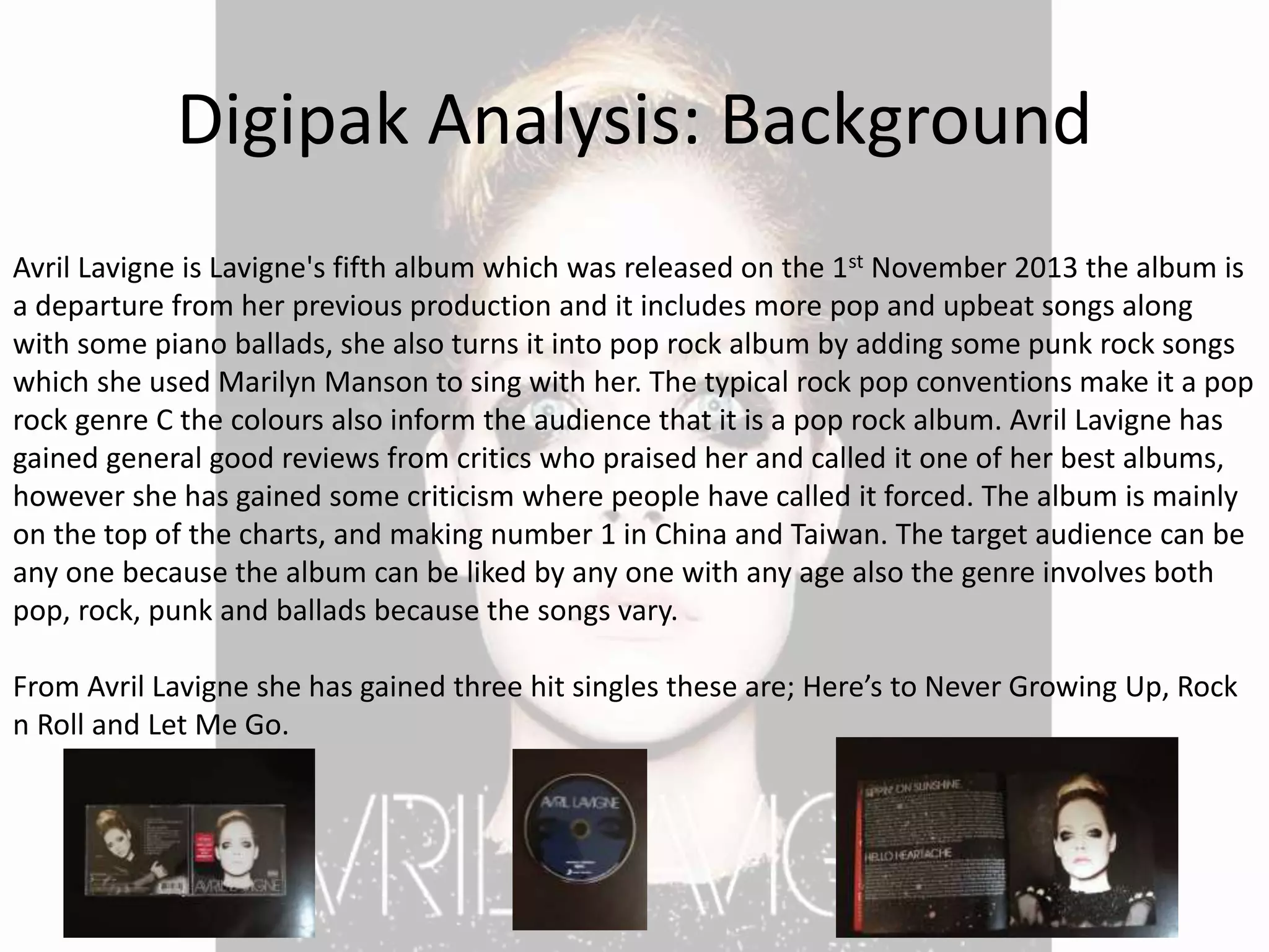 6. digipak analysis | PPT
