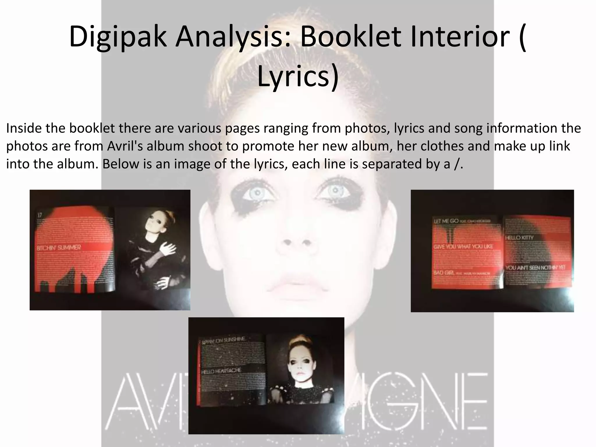6. digipak analysis | PPT