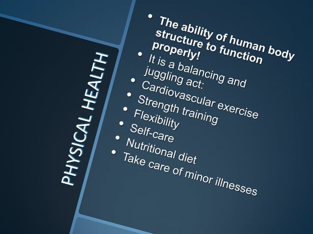 6 dimensions of health | PPT