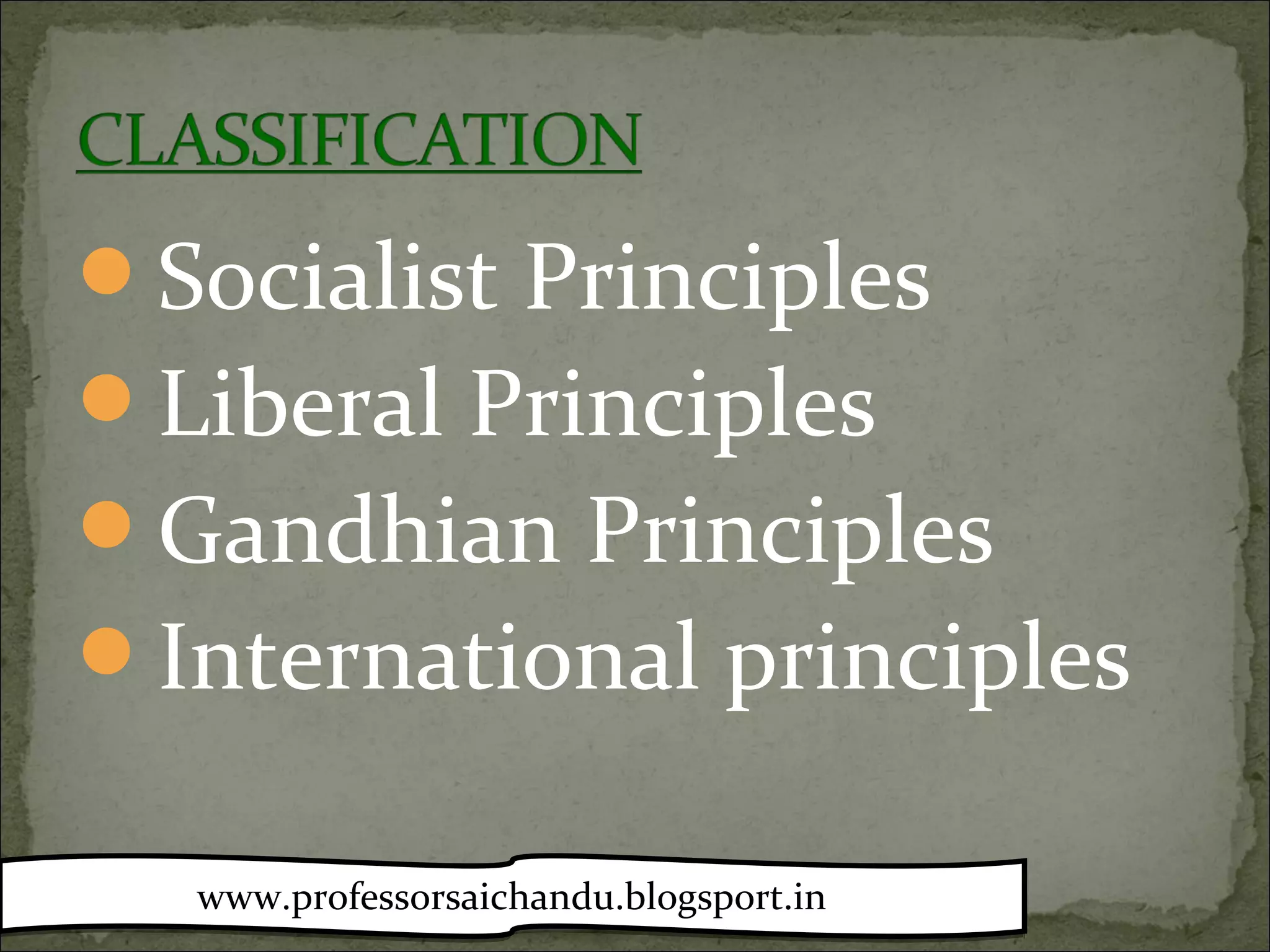 Directive principles of state policy in India fundamental duties Indian ...
