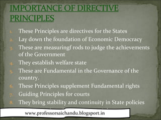 Directive principles of state policy in India fundamental duties Indian ...