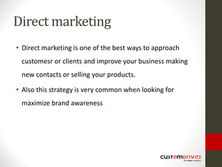 6 direct marketing strategies | PDF
