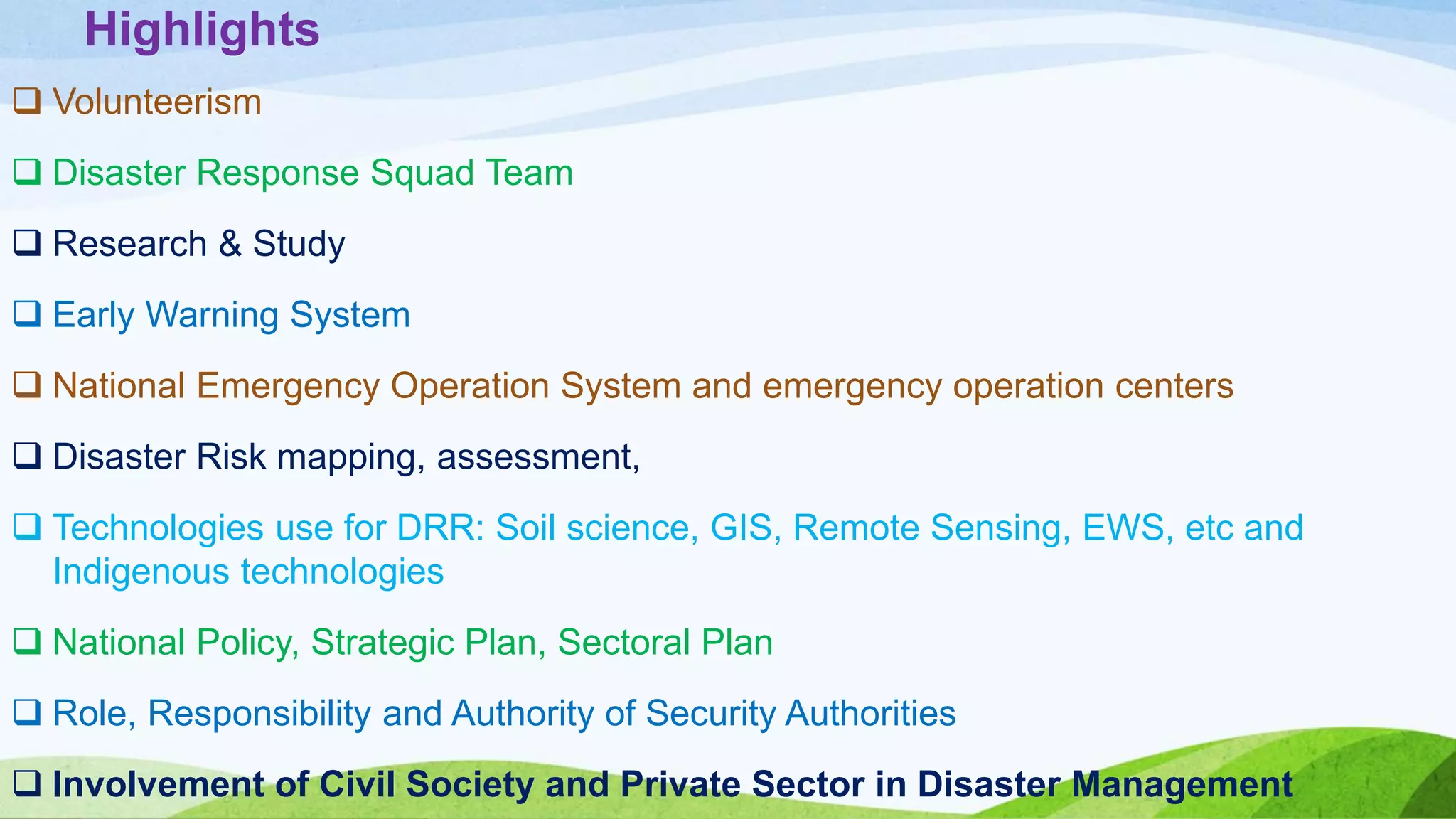 6 disaster management act | PPT