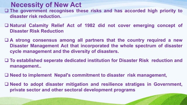 6 disaster management act | PPT