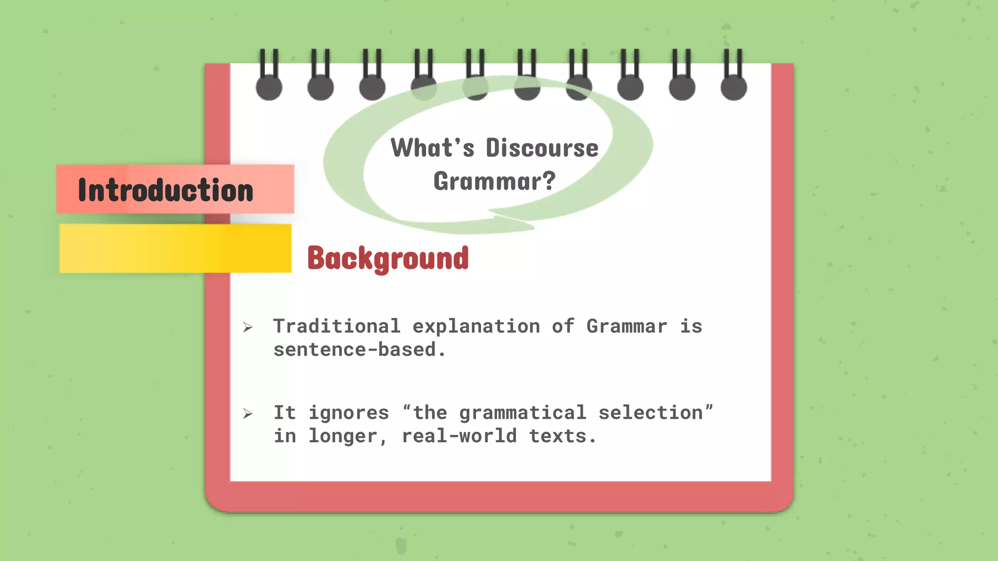 6) discourse grammar | PPSX