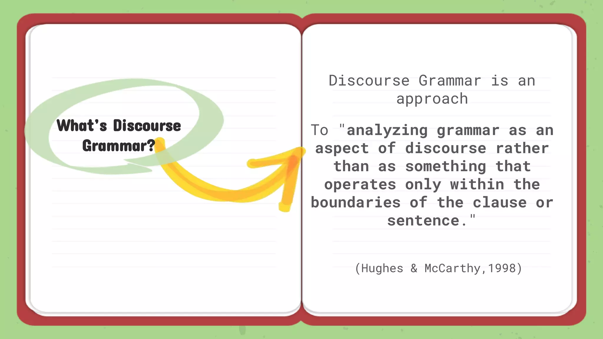 6) discourse grammar | PPSX